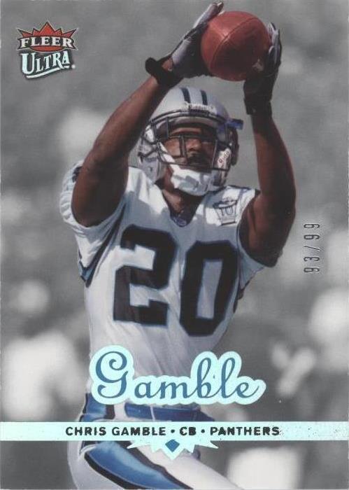 2006 Fleer Ultra - Chris Gamble #31 Platinum Medallion /99 for sale ...