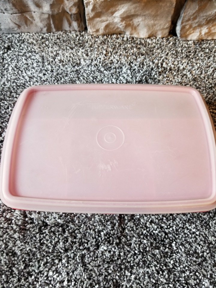 Tupperware Tuppercraft Red Bento Multi Compartment Lunchbox With ...