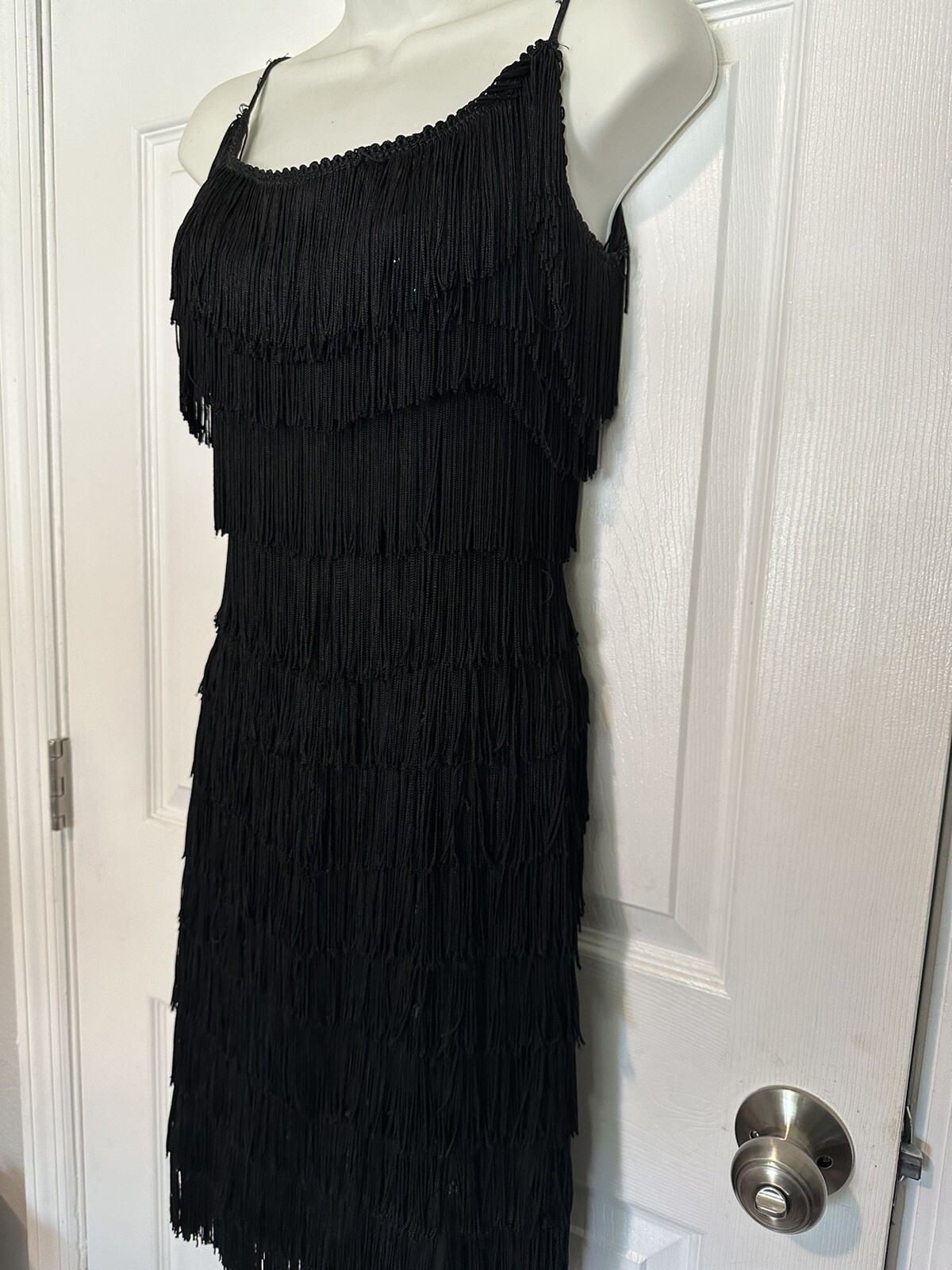 Vintage Black Flapper Dress | Elegant Fringe Dress | eBay