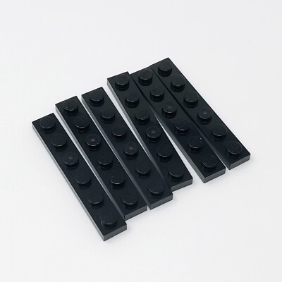 3666 LEGO Parts Plate 1x6 BLACK (6) | eBay