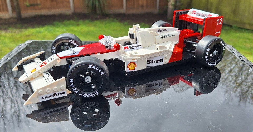 Custom Sticker Set For LEGO McLaren MP4/4 10330 Senna and Prost | eBay