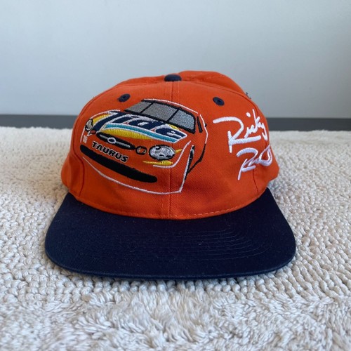 90S VINTAGE RICKY RUDD STRAP BACK HAT OSFA NASCAR TWO TONE RACING CAP ...