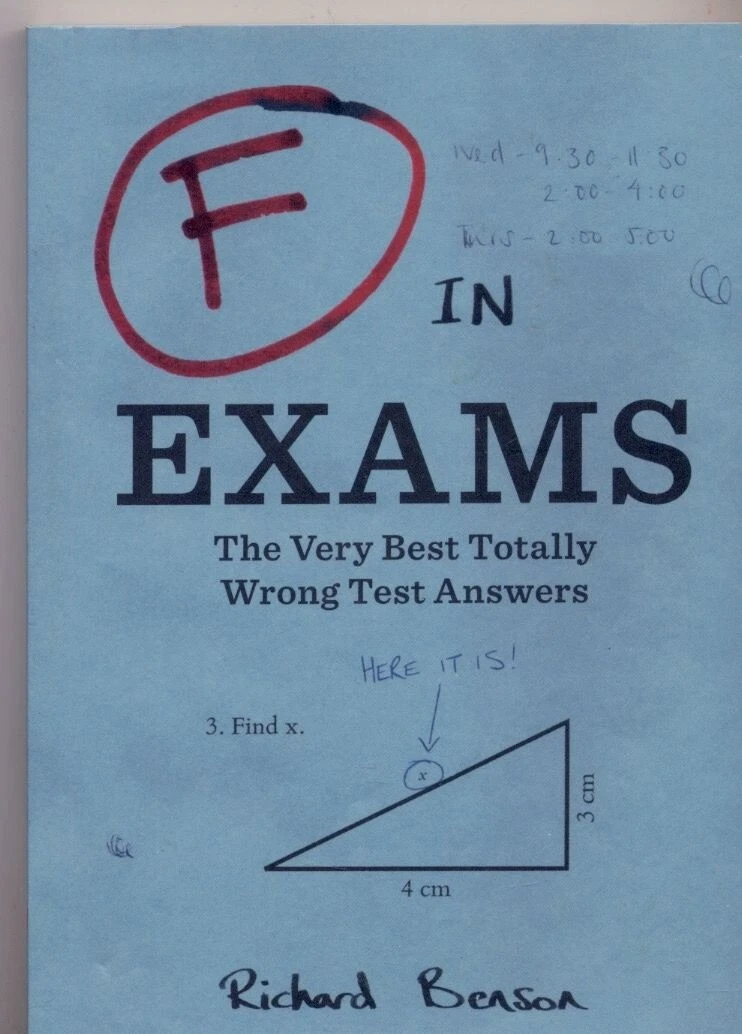 Funny Test Answers Wrong