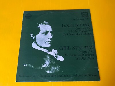 Louis Spohr Karl Stamitz 1973 Oryx LP England John Denman Clarinet ...