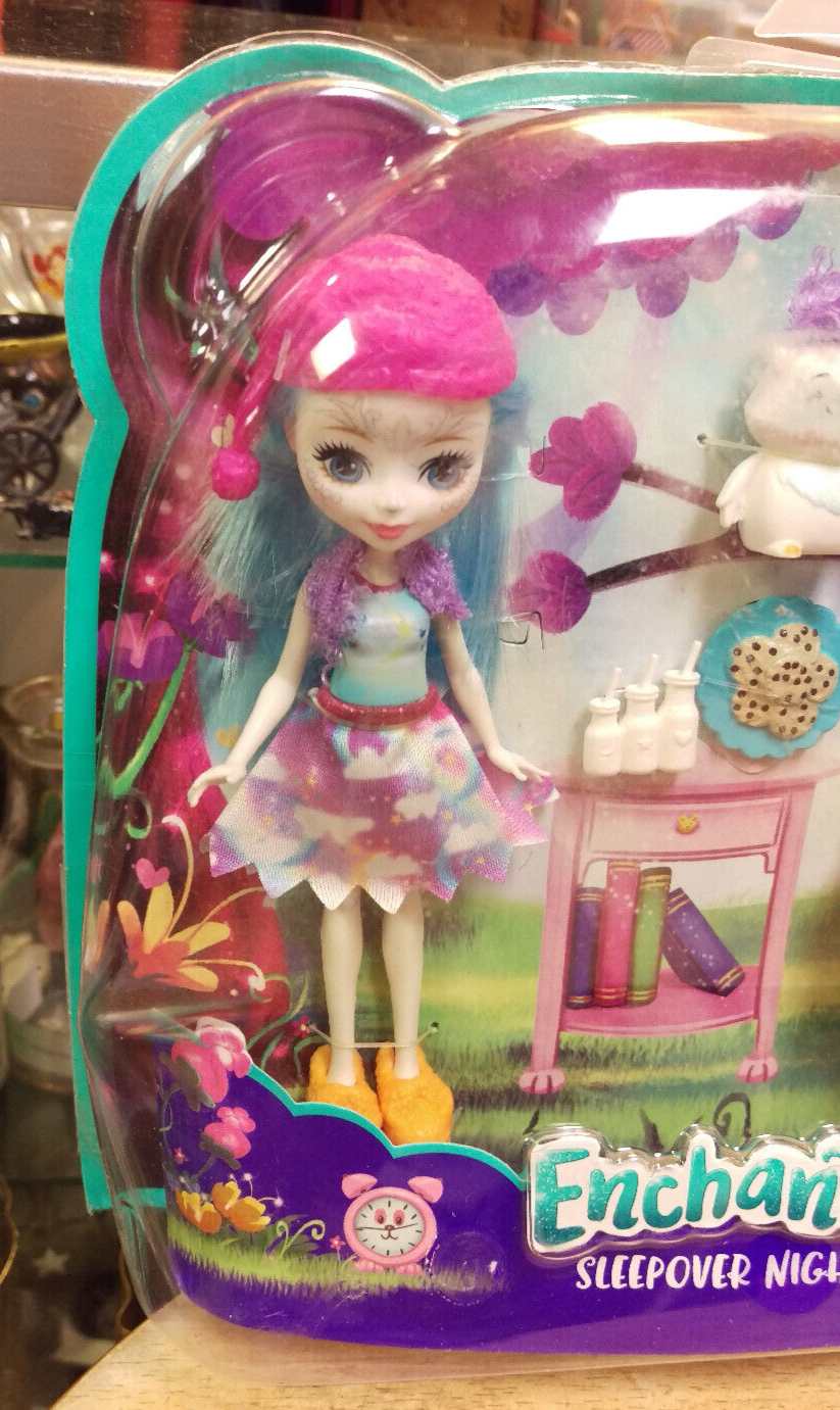 Inspires Creativity Enchantimals Sleepover Night Owl Dolls Amp Playset ...