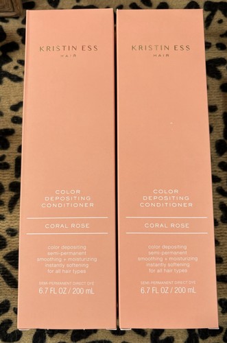 KRISTIN ESS Color Depositing Conditioner Coral Rose 6.7 oz. Brand New ...
