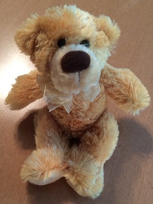 Aurora Small Yellow Bear Plush | eBay