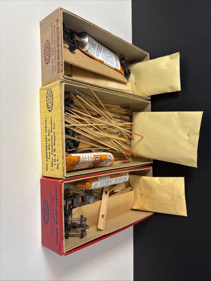 Vintage Ambroid HO Scale Craftsman Wood Kits Lot 1 of 5000 Series ...