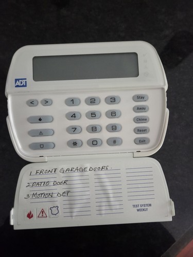 ADT DSC RFK5501 2-Way Wireless Keypad Scurity Keypad Used | eBay