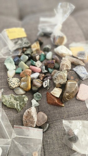 Crafters Collection Natural Crystals Mineral Specimens Mixed Gemstones ...