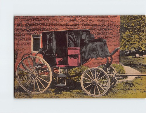 Postcard The Stage Coach of General Andrew Jackson and the Old Smoke ...