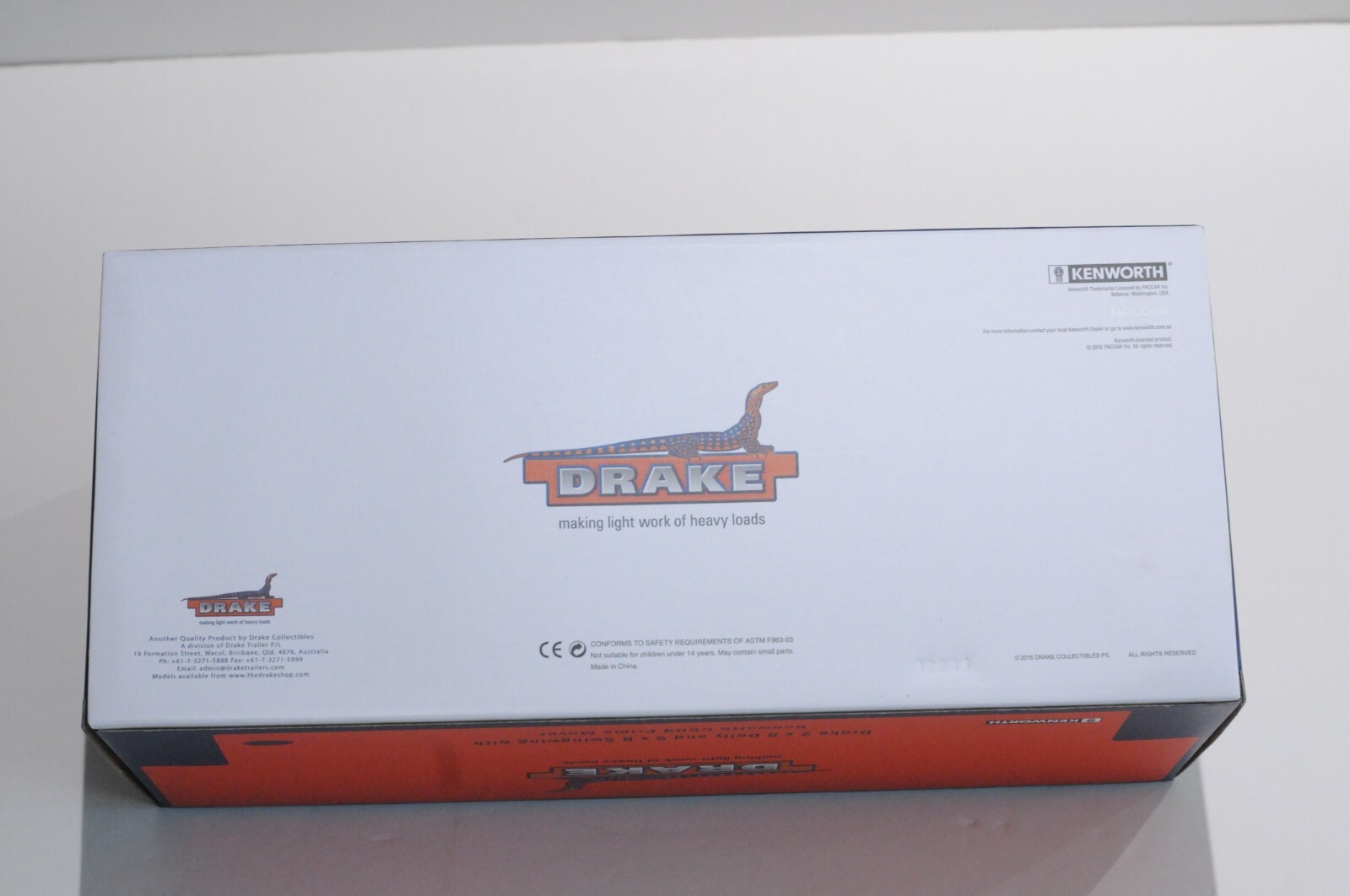 DRAKE 2X8 DOLLY AND 5X8 SWINGWING WITH KENWORTH C509 PRIME MOVER SCALE ...