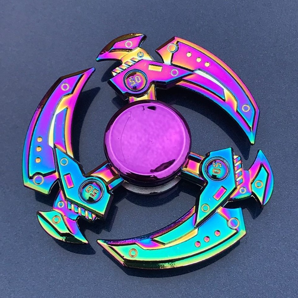 Fidget Spinner Fidget Finger Spinner Hand Focus Rainbow Finger Spinner ...