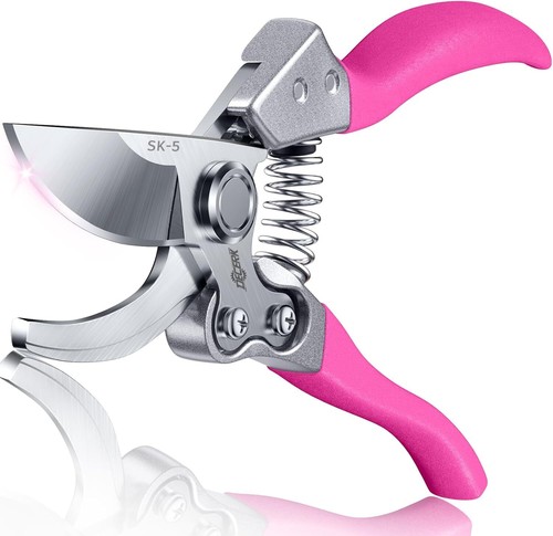 8.5" Professional Bypass Pruning Shears – Heavy Duty Garden Scissors ...