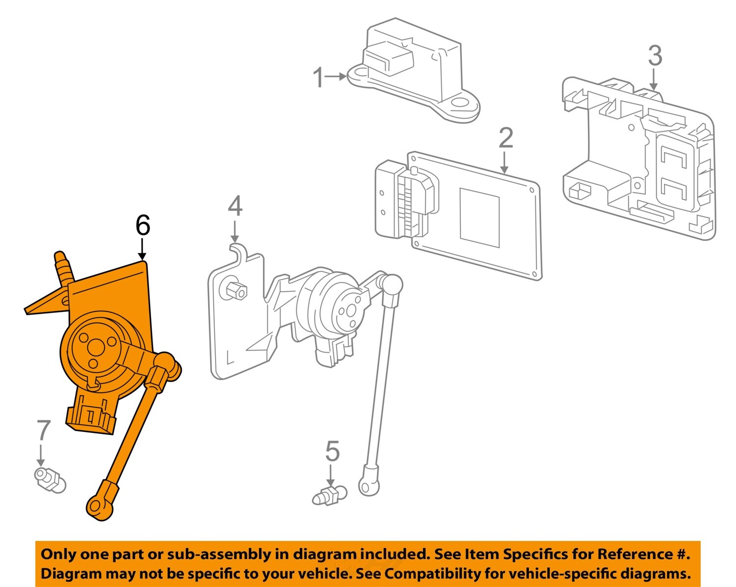 Chevrolet GM OEM 13-15 Camaro Ride Control-Rear Leveling Sensor Right ...