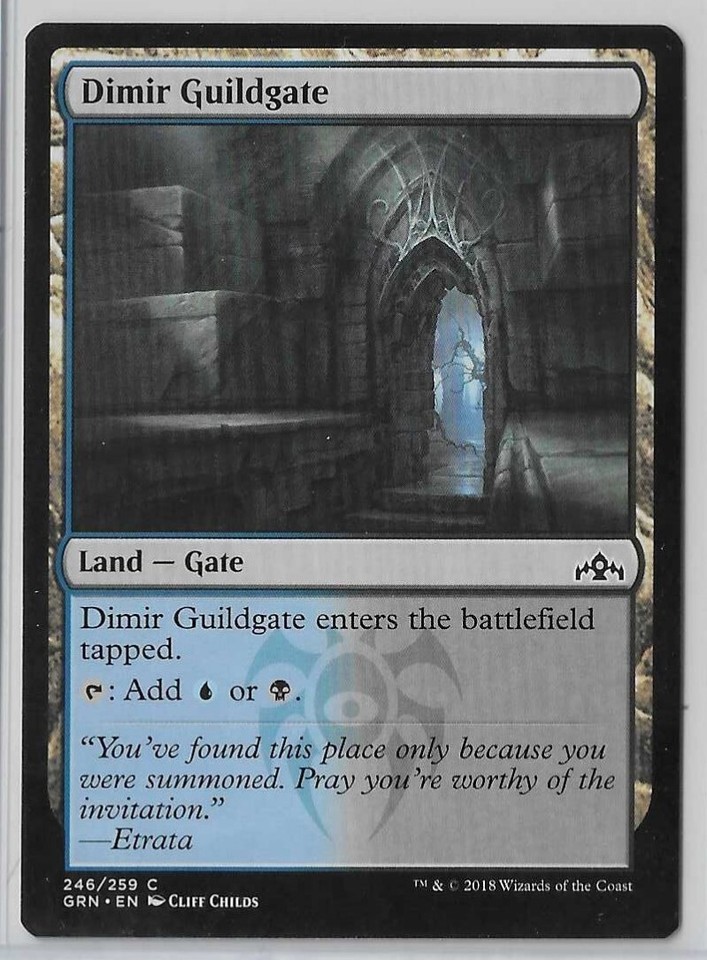 MTG Dimir Guildgate Guilds of Ravnica (GRN) Common Magic Card #246/259 ...