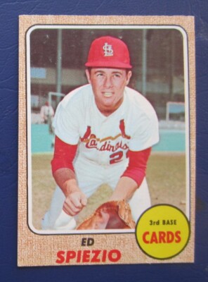 1968 Topps Ed Spiezio (St Louis Cardinals) #349 EX/NRMT | eBay