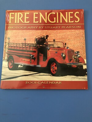 2001 Fire Engines Calendar New Sealed Photography By Stuart Pearson | eBay