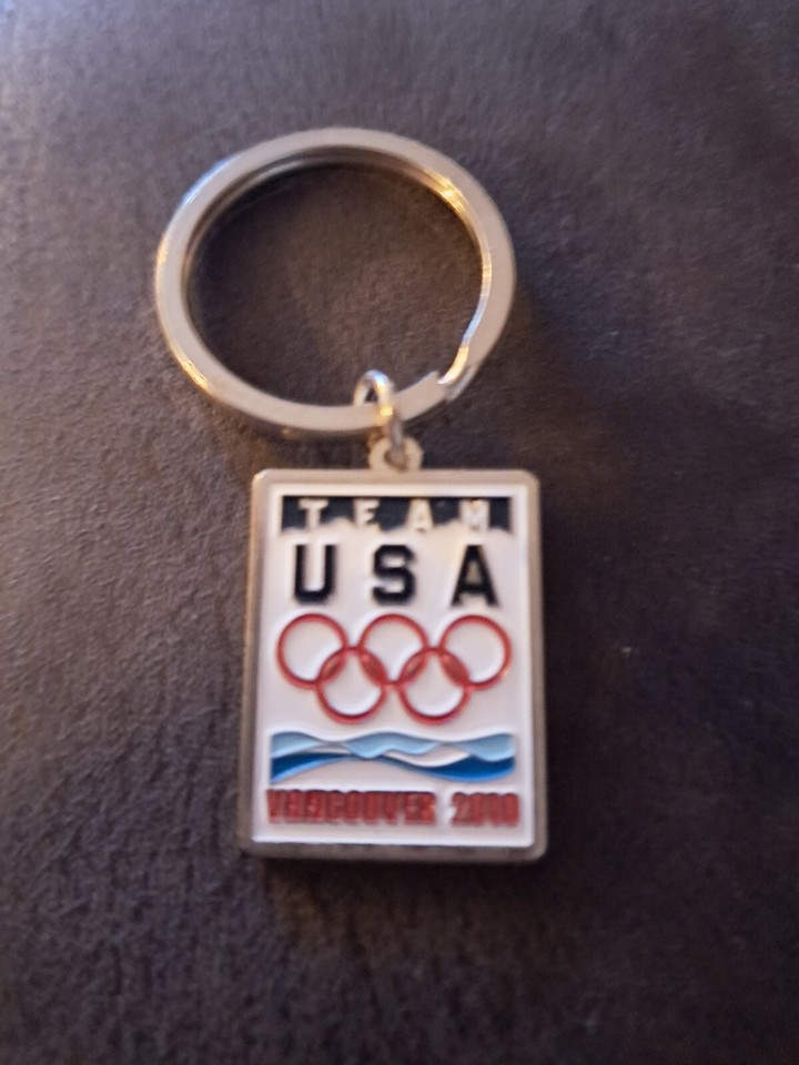 Vancouver Olympics Keychain - 2010 Canada Winter Olympic Games Team USA ...