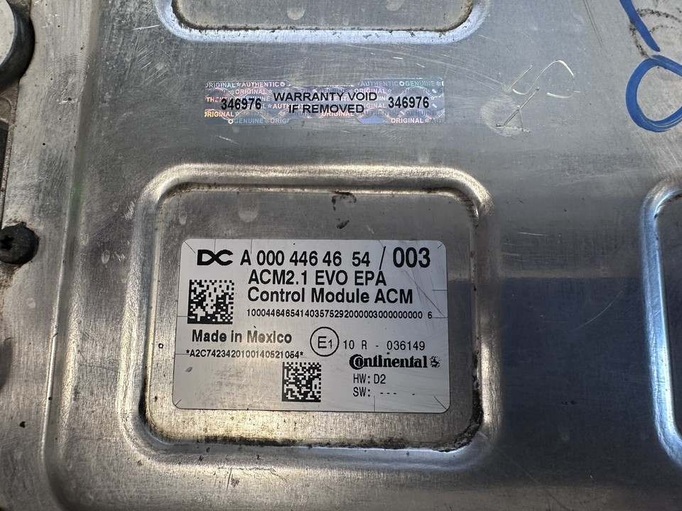 Continental Aftertreatment Control Module ACM 2.1 P/N A 000 446 46 54 / ...