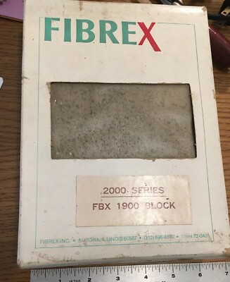 Fibrex Industrial Insulation FBX 1900 Block 2000 Series For Temps Up To ...