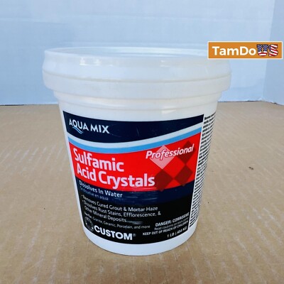 (Lot of 8) Aqua Mix Sulfamic Acid Crystals 1 lb – Tile & Grout Cleaner ...