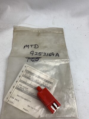 MTD Safety Switch 9253169A | eBay