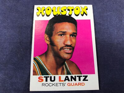 B4-83 BASKETBALL CARD - STU LANTZ HOUSTON ROCKETS - 1971 TOPPS - CARD ...