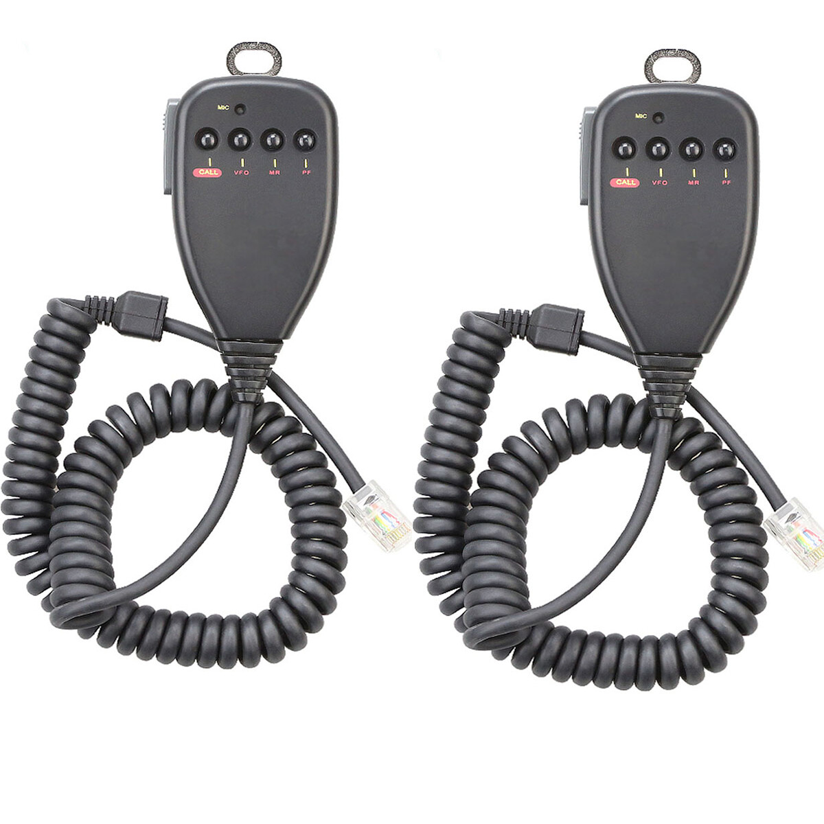 2x MC-44 8 pin Microphone For Kenwood TM-261A TM-271A TK-868G TK-768G ...