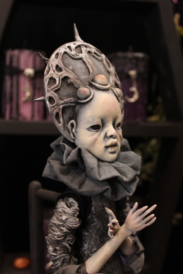 OOAK Gothic Horror Demon Doll – Handmade Dark Fantasy Collectible ...