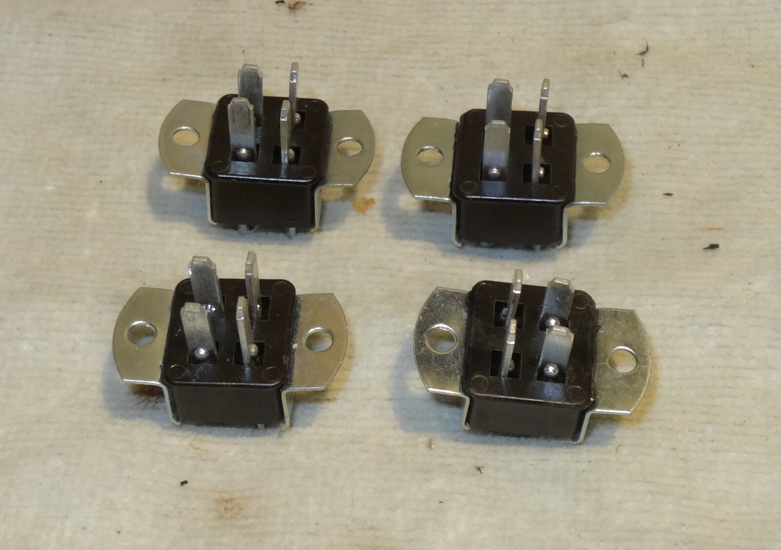 4X Cinch Jones P304AB 4 pins male panel mount connectors | eBay