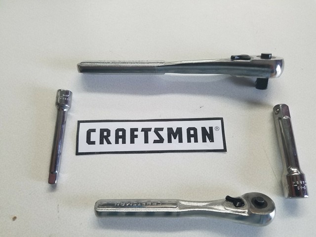 Craftsman Tools 3/8" and 1/4" Drive Ratchet Set Quick Release 44811 ...