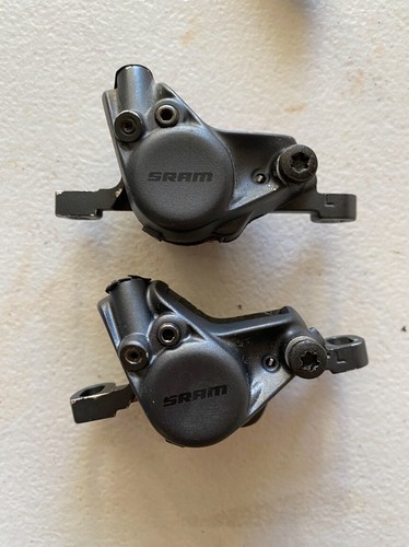 SRAM Level Ultimate Hydraulic Disc Brake Caliper Flat Mount Black (PAIR ...