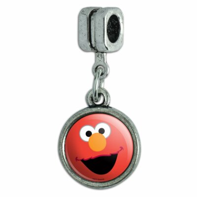 Sesame Street Elmo Face Italian European Style Bracelet Charm Bead | eBay