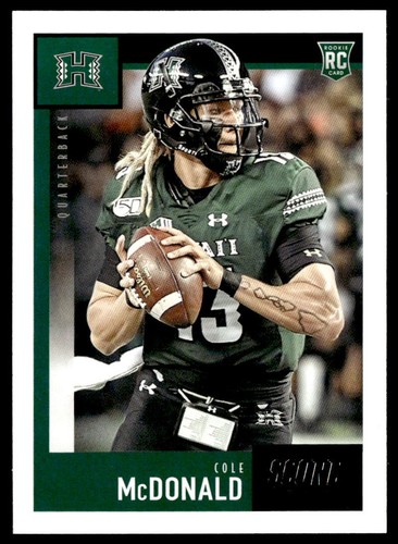2020 Score Cole McDonald #355 RC TENNESSEE TITANS | eBay