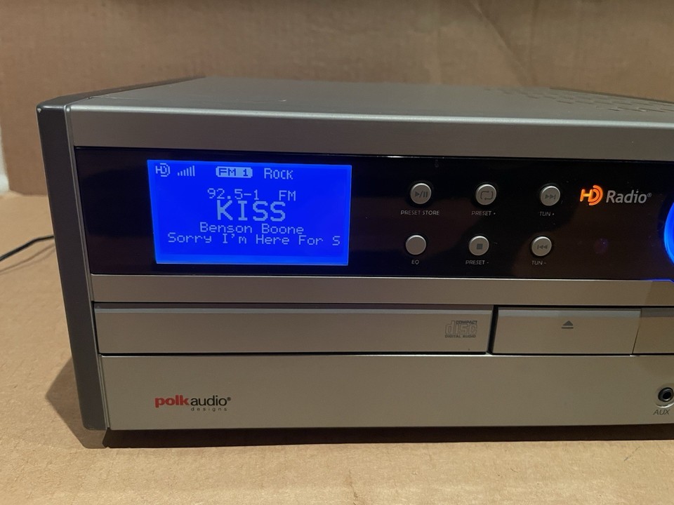 Polk Audio HDX3 Compact Stereo Digital AM/FM HD Radio Receiver CD Player *WORKS* | eBay