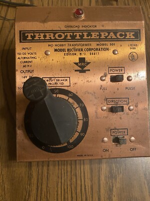 Ho Scale MRC Throttle Pack Transformer | eBay