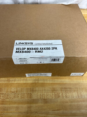 Linksys Velop MX8400 AX4200 2PK | eBay
