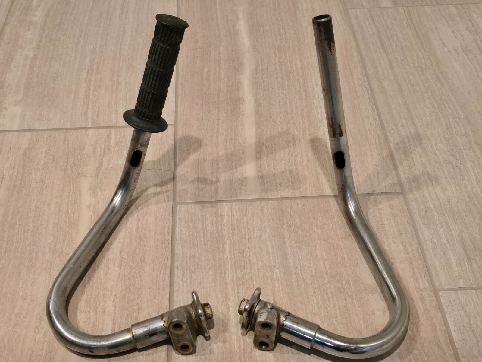 RARE Vintage Triumph Motorcycles Handlebars 2 Piece ????????? | eBay