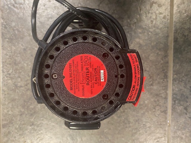 Craftsman Super Router with Built In Light 1.5 HP | eBay