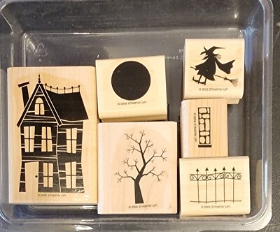 Stampin Up HOME IS WHERE THE HAUNT IS stamps Halloween Haunted house ...