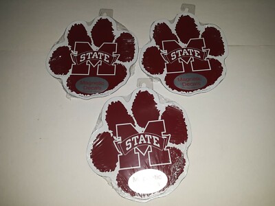 Mississippi State "Paw" Magnetic Decals 6" x 6" ( Set of 4) | eBay