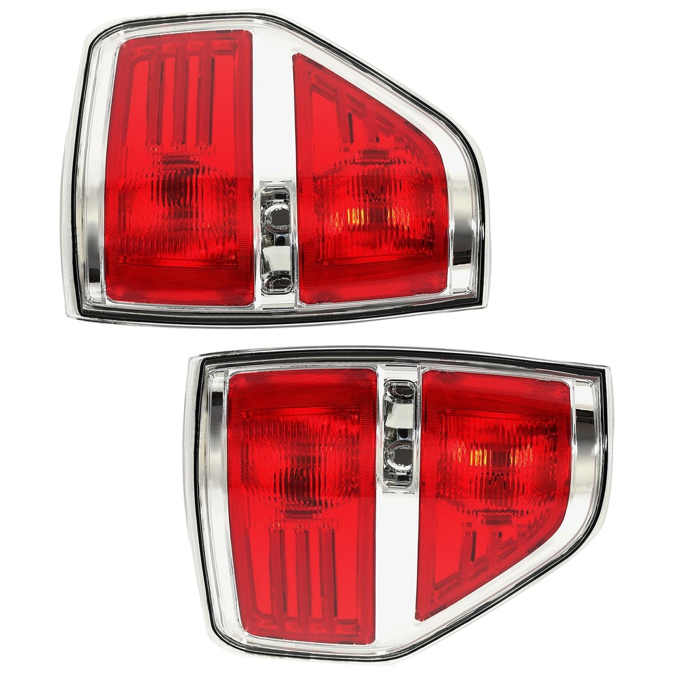 Rear Tail Lights Brake Lamps Set For Ford F150 F-150 Pickup 2009-2014 ...
