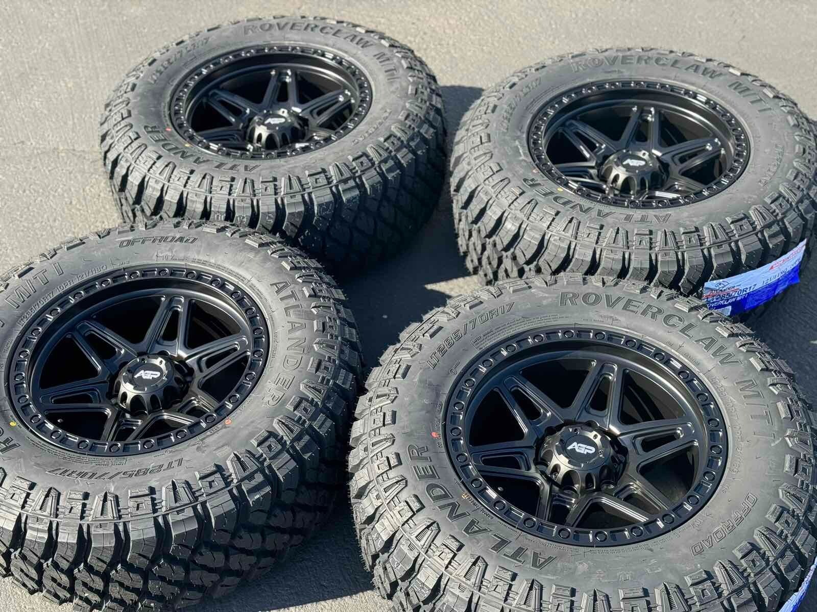 17" AGP 307 Wheels LT285/70R17 Tires Rims TRD Toyota 4runner Tacoma ...