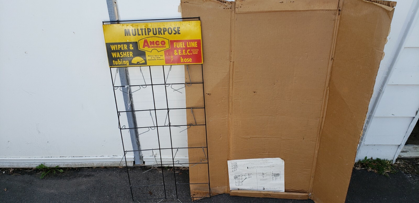 Vintage advertising anco display rack | eBay