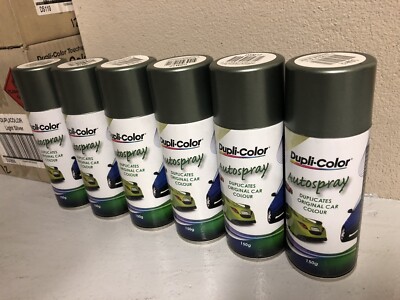 6 x Dupli-Color Touch-Up Aspen Green Metallic MITSUBISHI Spray Paint ...