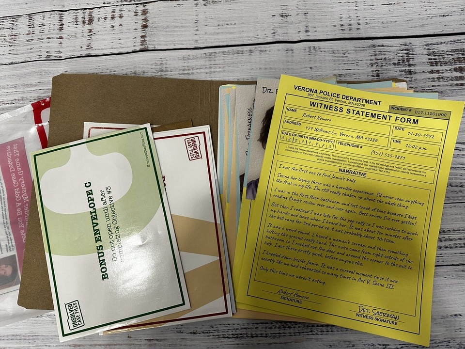 UNSOLVED CASE FILES: Cold Case Murder Mystery Game: Jamie Banks Case ...