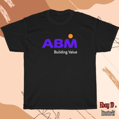 ABM Building Industries Logo Black/Grey/White/Navy T-Shirt Shipped from ...