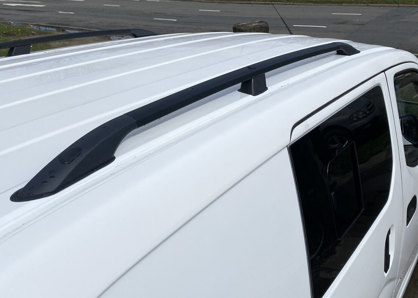 Roof Side Rails For Nissan NV200 2009-2021 Black Aluminium Rack Bars ...