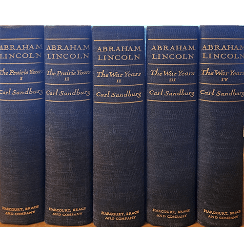 abraham Lincoln five Book Set by Carl Sandburg | eBay